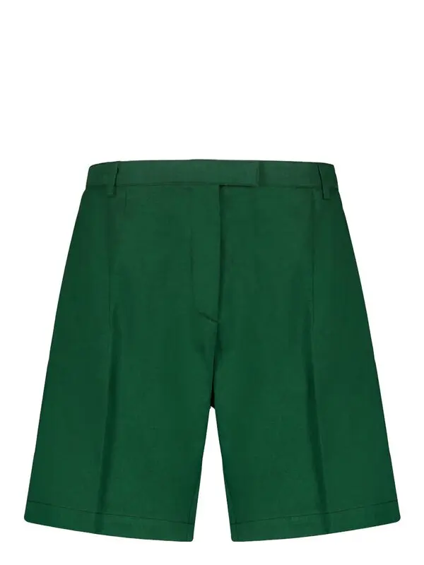 La DoubleJ Cotton Linen Boyfriend Shorts - Green