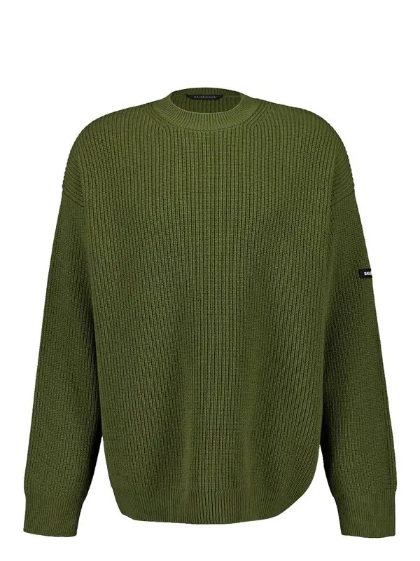 Balenciaga Wool Sweater - Green