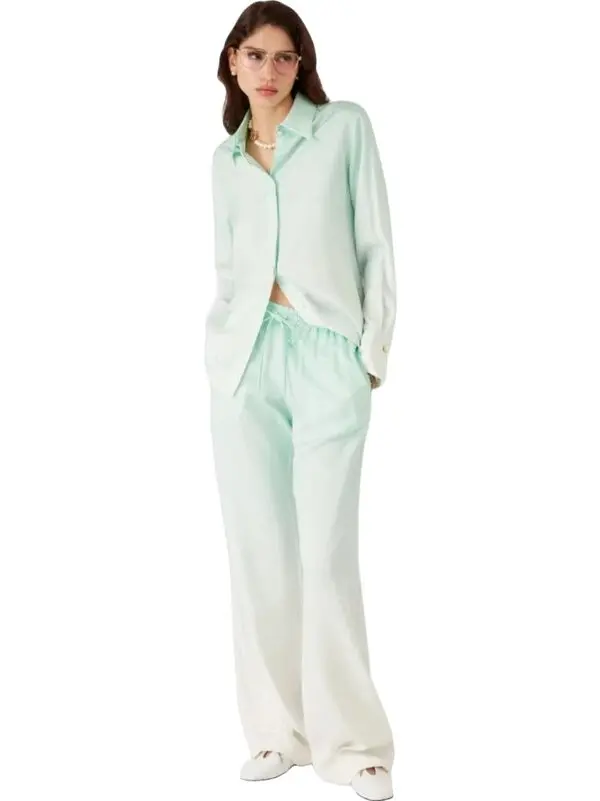 Casablanca Gradient Monogram Jacquard Trousers - Green