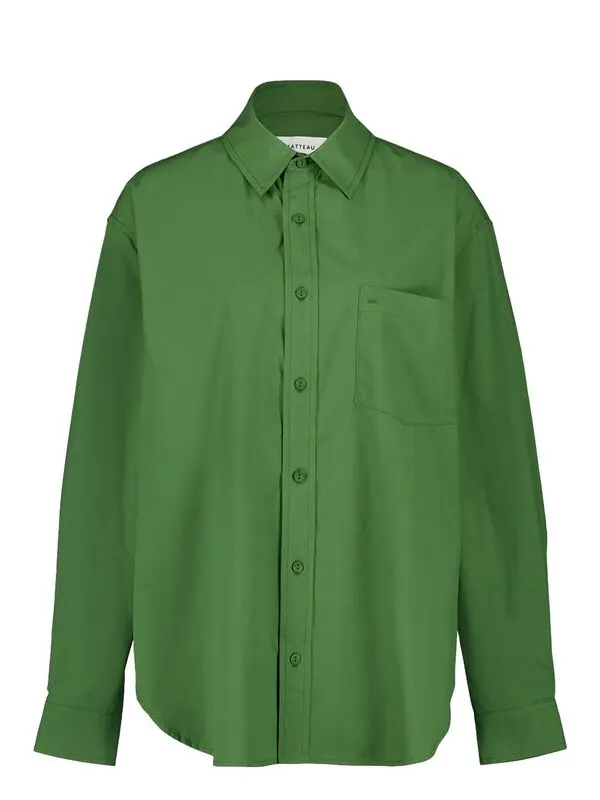 Matteau Relaxed Fit Poplin Shirt - Green
