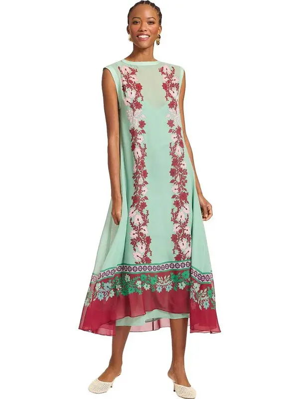 La DoubleJ Regalia Maria Placée Maxi Dress - Multicolour