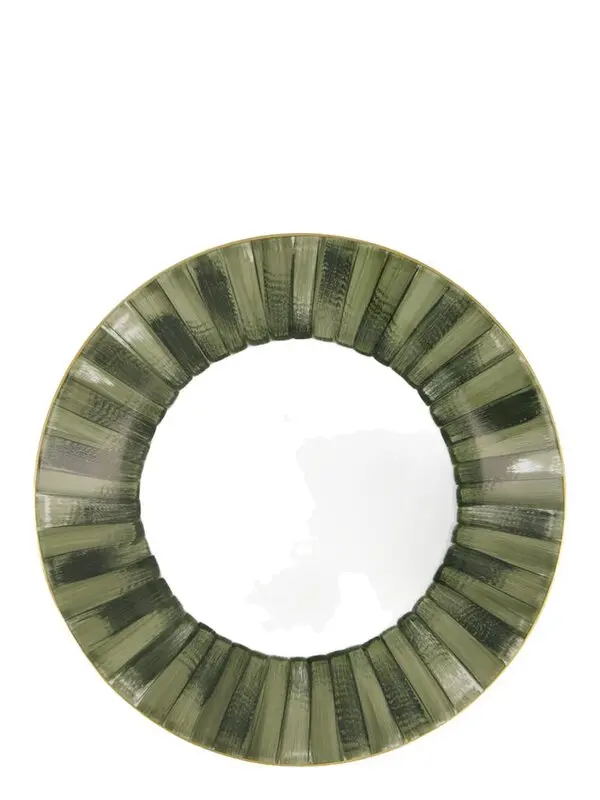 MARIE DAAGE Ruban Dinner Plate Coupe - Green