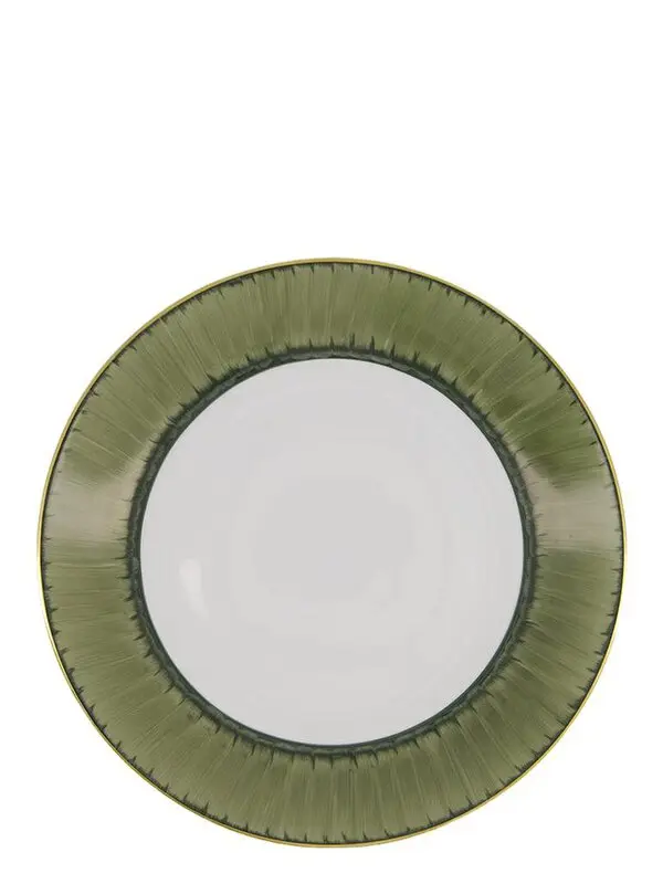 MARIE DAAGE Panache Coupe Salad/dessert Plate - Green