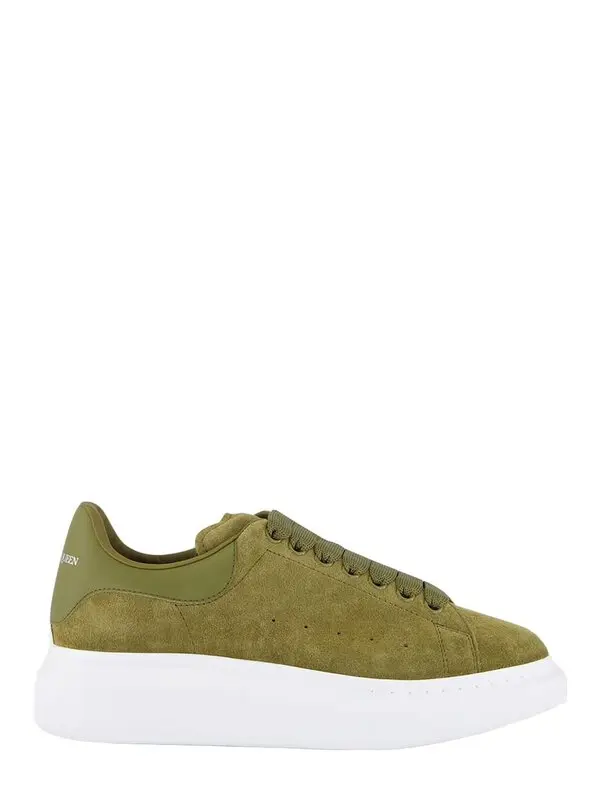 Alexander McQueen Oversized Suede Sneakers - Green