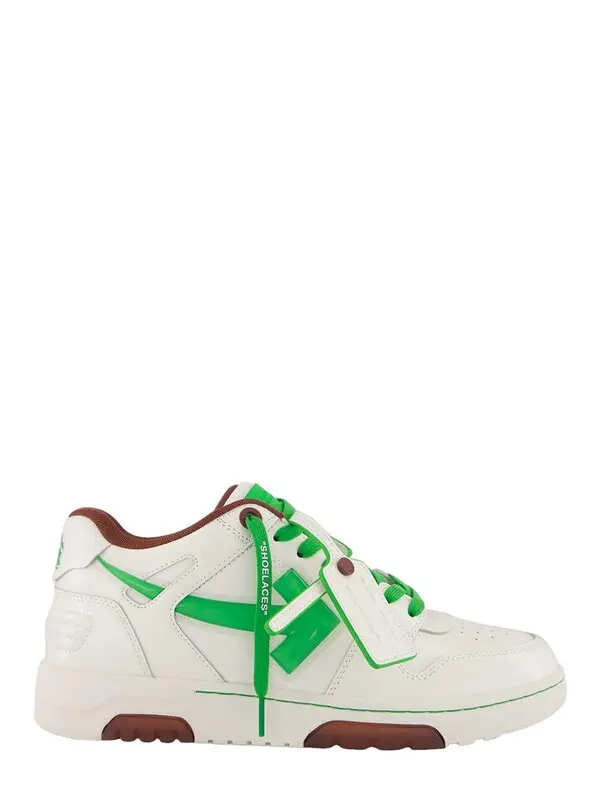 Off-White Out Of Office Leather Sneakers - Green