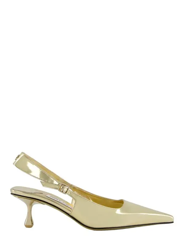 JIMMY CHOO Amel Slingback Pumps - Gold