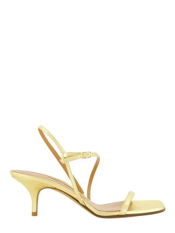 EMME PARSONS Washed Hugo Nappa Sandals - Gold