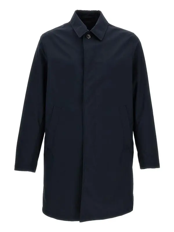 Herno Lightweight Waterproof Coat - Blue