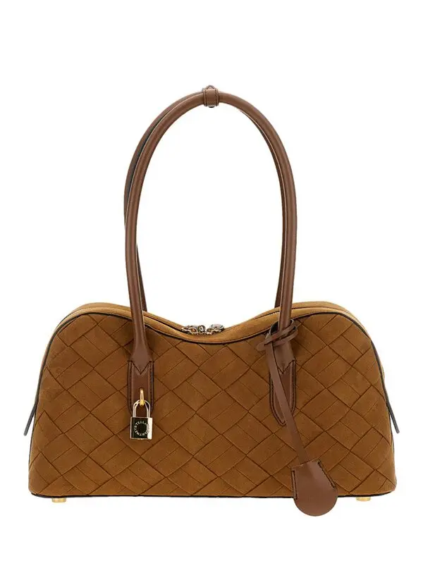 Stella McCartney Ryder Shoulder Bag - Marrone