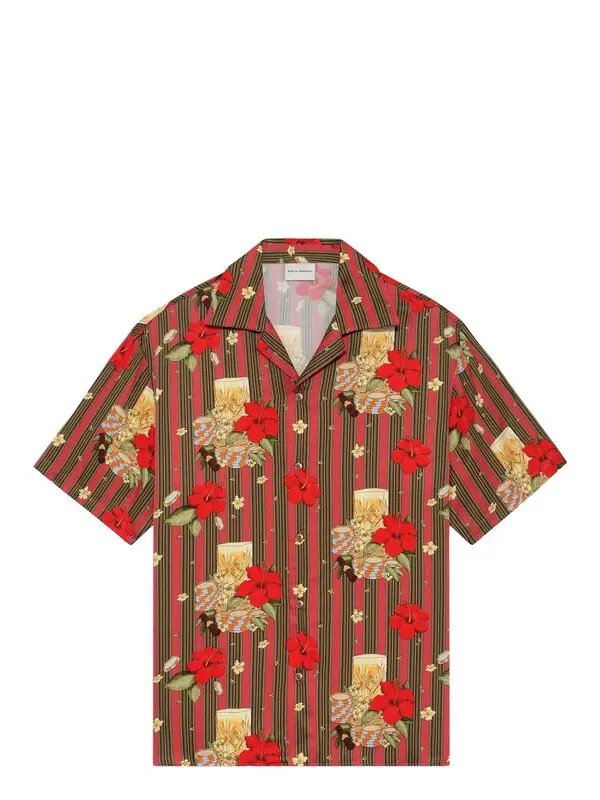 Drole De Monsieur Hibiscus Club' Shirt - Multicolor