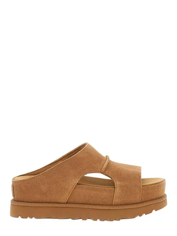 UGG Goldenstar Open-toe Slides - Brown