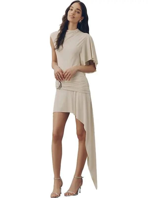 DE LA VALI Titan Mini Dress - Ivory