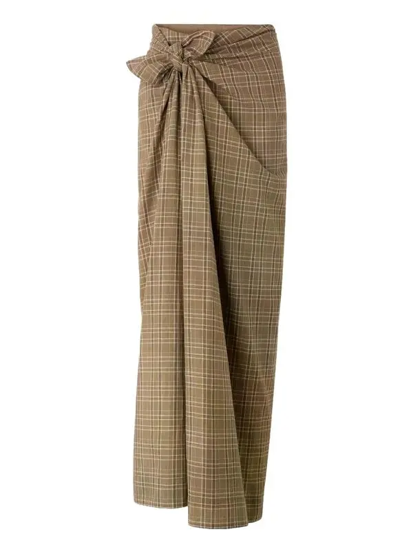 Soeur Goa Asymmetric Midi Skirt - Neutrals