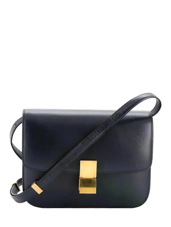 Celine Classic Box Medium Crossbody Bag - Blue