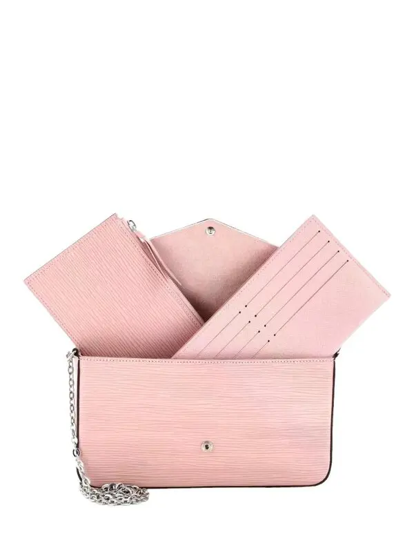 LOUIS VUITTON Felicie Pochette Epi Leather Crossbody Bag - Pink