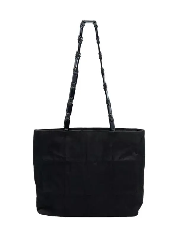 Prada 2000-2013 Tessuto Chain Shoulder Bag - Black