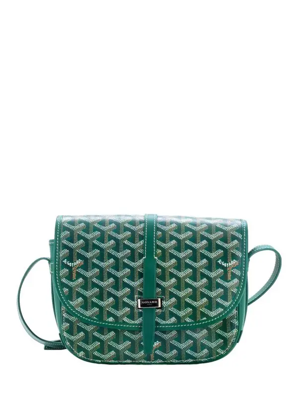 Goyard Belvedere Ii Pm Messenger Bag Coated Canvas Crossbody Bag - Green