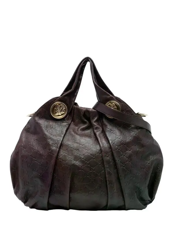 Gucci Large Sissima Hysteria Satchel - Brown