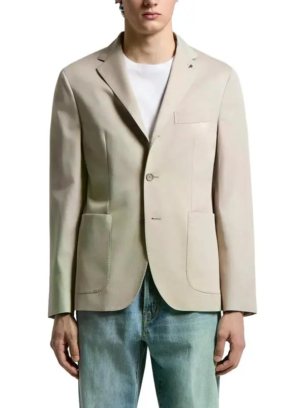 Peserico Front-button Blazer - Neutrals