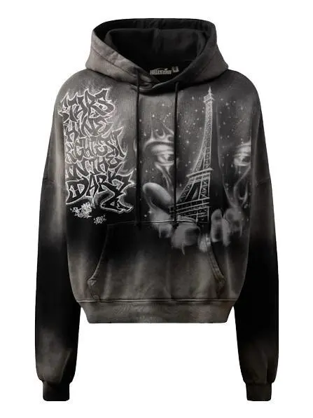 HELLSTAR I Heart Paris Hoodie - Black