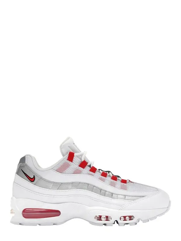 Nike Air Max 95 Se Big Bubble England Sneakers - White/speed Red/metallic Silver