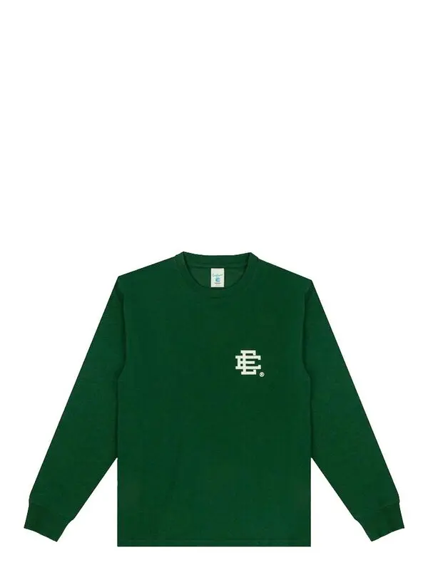 ERIC EMANUEL Ee Long Sleeve T-shirt - Green/white