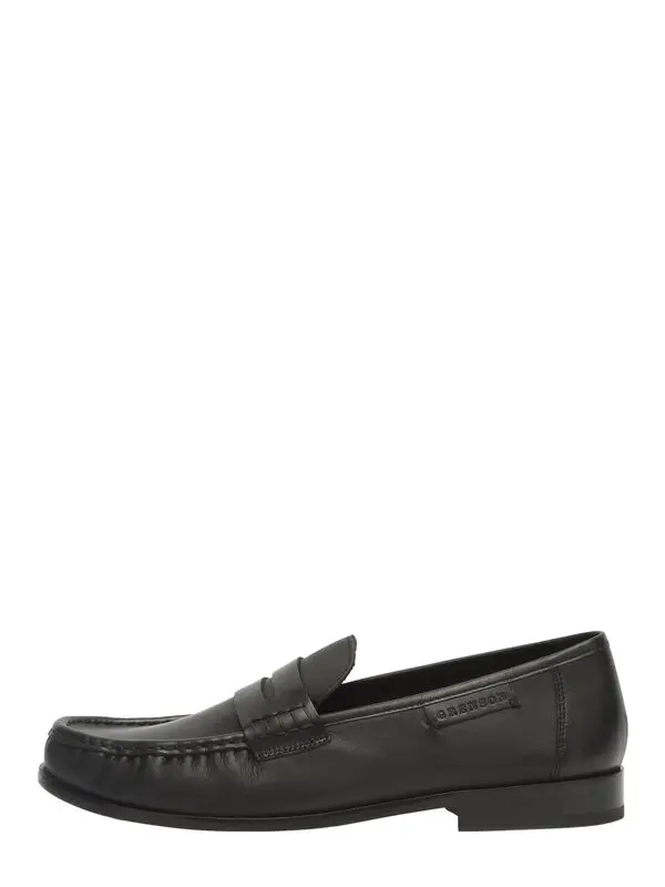 Grenson Simeon Penny Loafer - Black Nappa