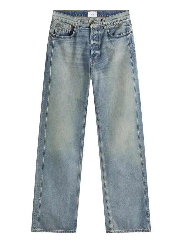 Rhude Relaxed Traxedo Denim Jeans - Isla Indigo