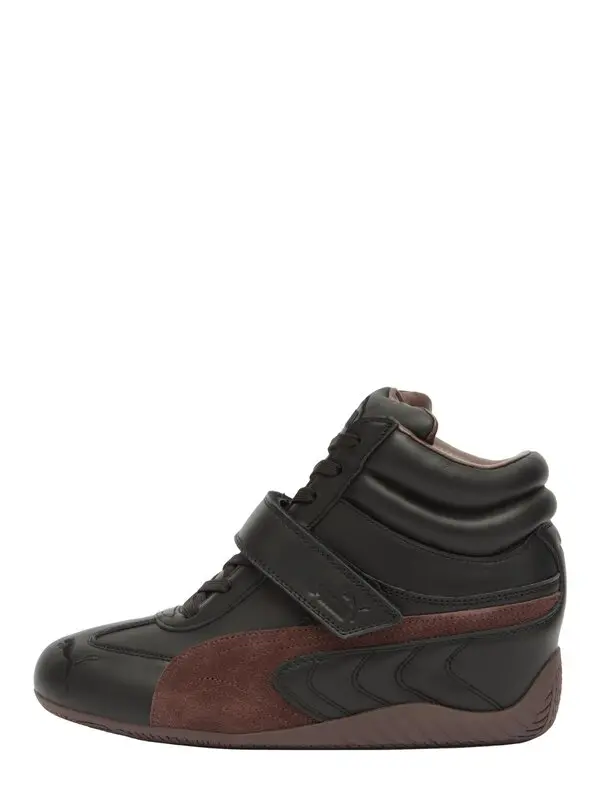PUMA Speedcat Wedge Sneaker - Puma Black/chocolate Brown