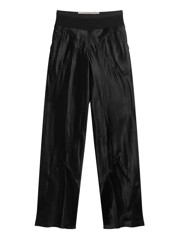 Rick Owens Wide-leg Trousers - Black