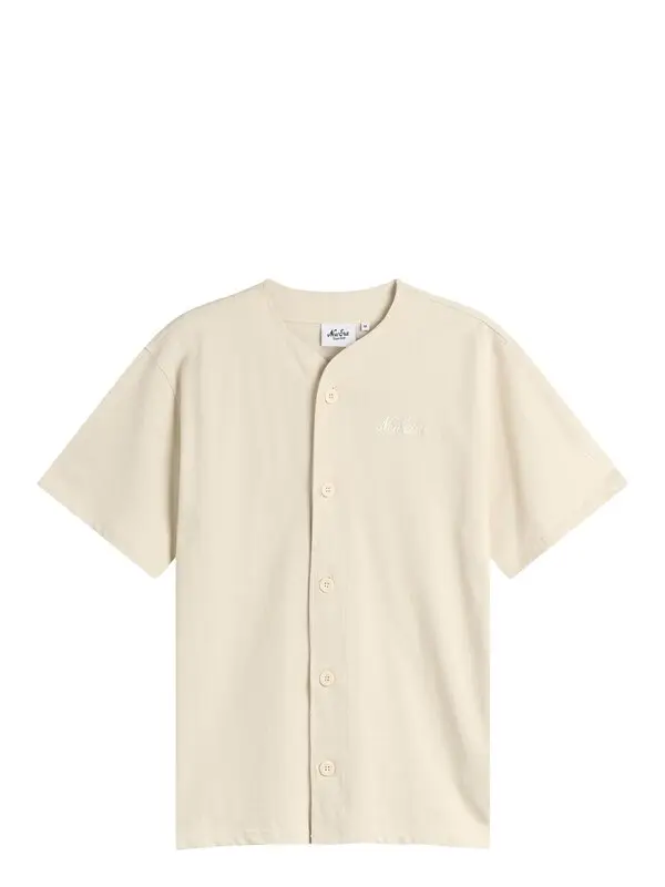 New Era Script Baseball Jersey - Latte