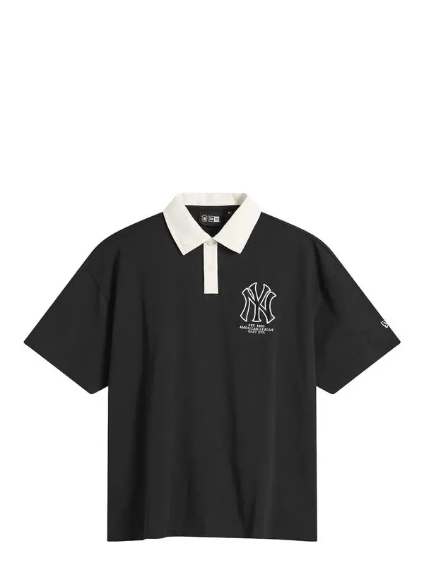 New Era Mlb New York Yankies Polo - Black