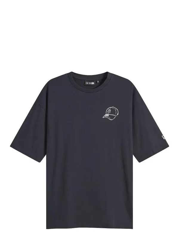 New Era Mlb Yankees Graphic T-shirt - Navy