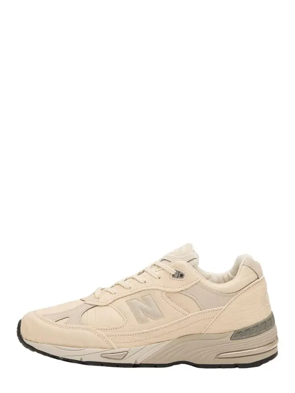 NEW BALANCE 991v1 Sneaker - Oyster Gray/pistachio Shell/french Oak