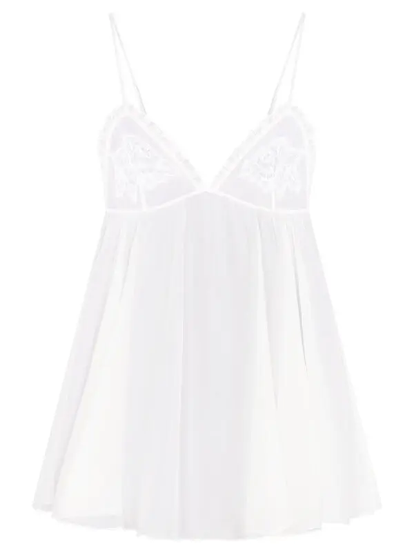 SKIMS Babydoll Slip Dress - Ivory