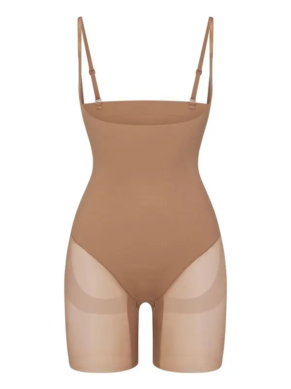 SKIMS Core Sculpt Open Bust Mid Thigh Bodysuit - Sienna