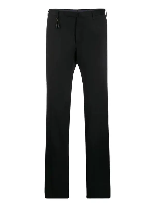 Incotex Straight Leg Trousers - Black