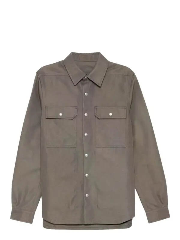 Rick Owens Pocket Shirt Jacket - Brown