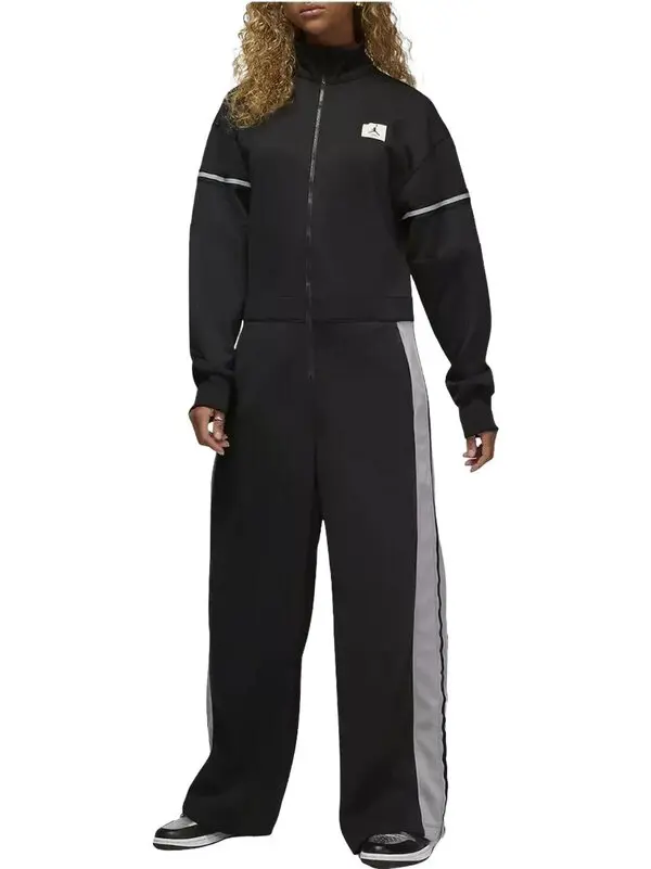 Nike Logo-detail Jumpsuit - Black