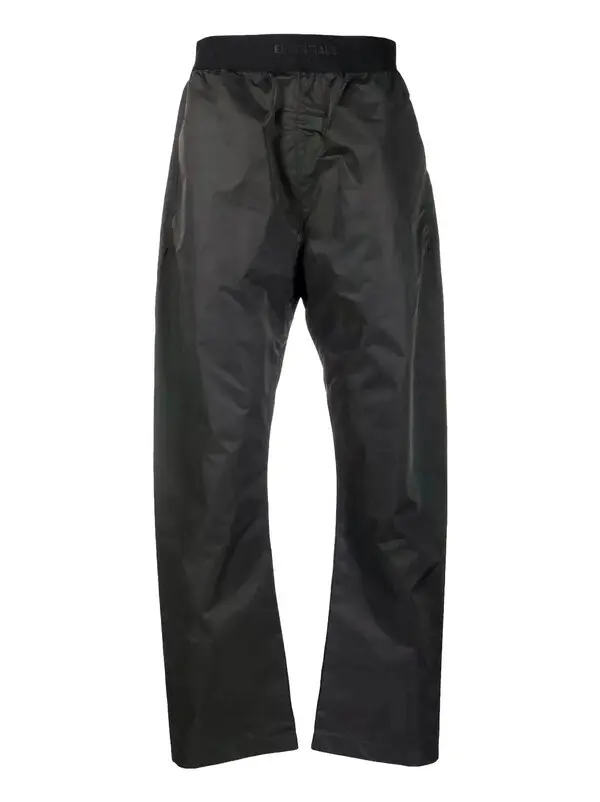 Fear Of God Logo-waist Straight-leg Track Pants - Grey
