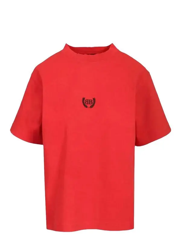 Balenciaga Classic Laurel Short-sleeved T-shirt - Red