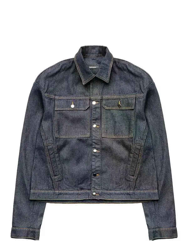 SPENCER BADU Denim Jacket - Blue