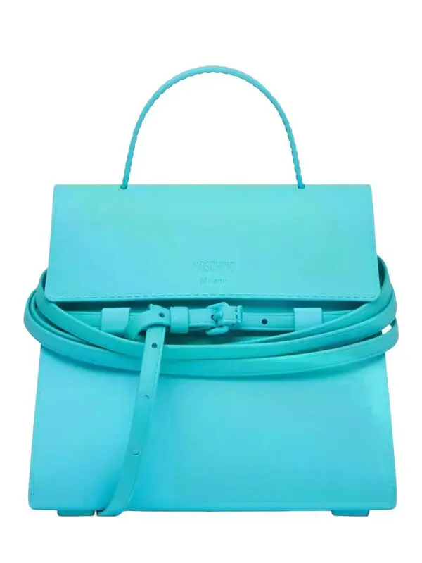 Moschino Handle Tote - Blue