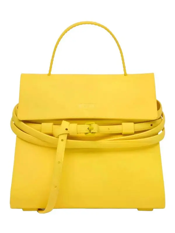 Moschino Top Handle Tote - Yellow