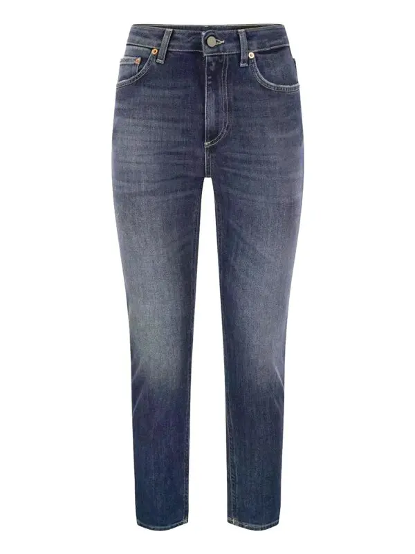 DONDUP Cindy High-waist Jeans - Blue