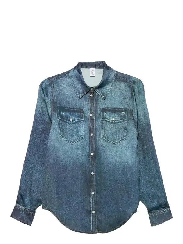 Liu Jo Snap-button Shirt - Blue