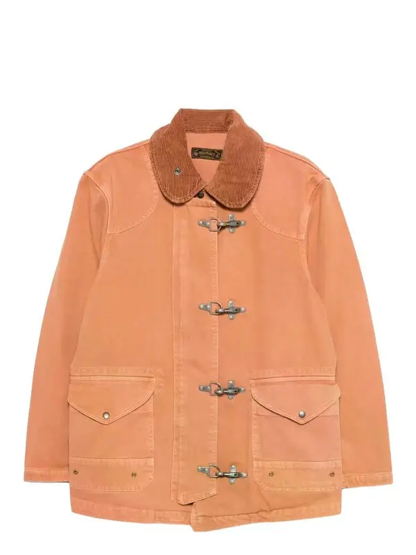 CHESAPEAKE'S Bedford Toggle Corduroy-collar Jacket - Orange