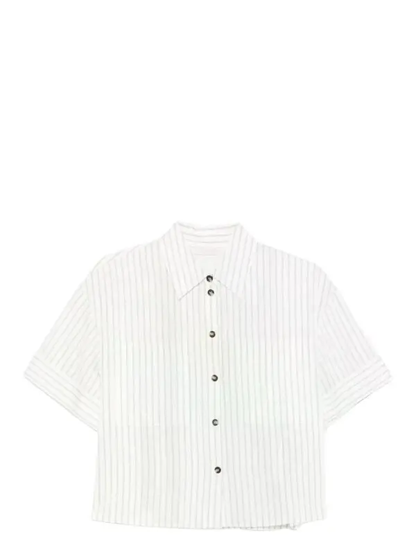 Liu Jo Striped Button Shirt - Neutrals