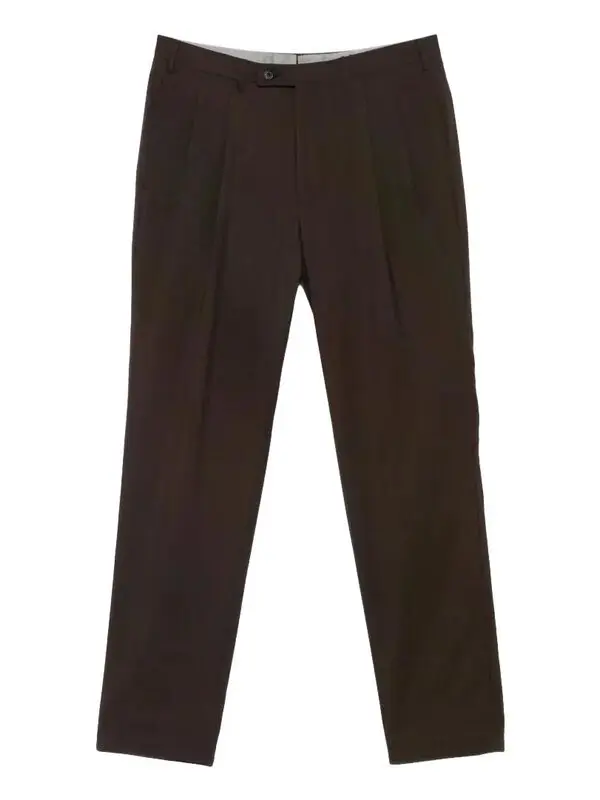 Corneliani Pleated Trousers - Brown