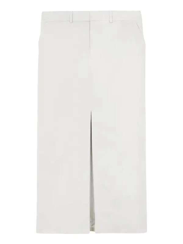 THE FRANKIE SHOP Slit Maxi Skirt - White